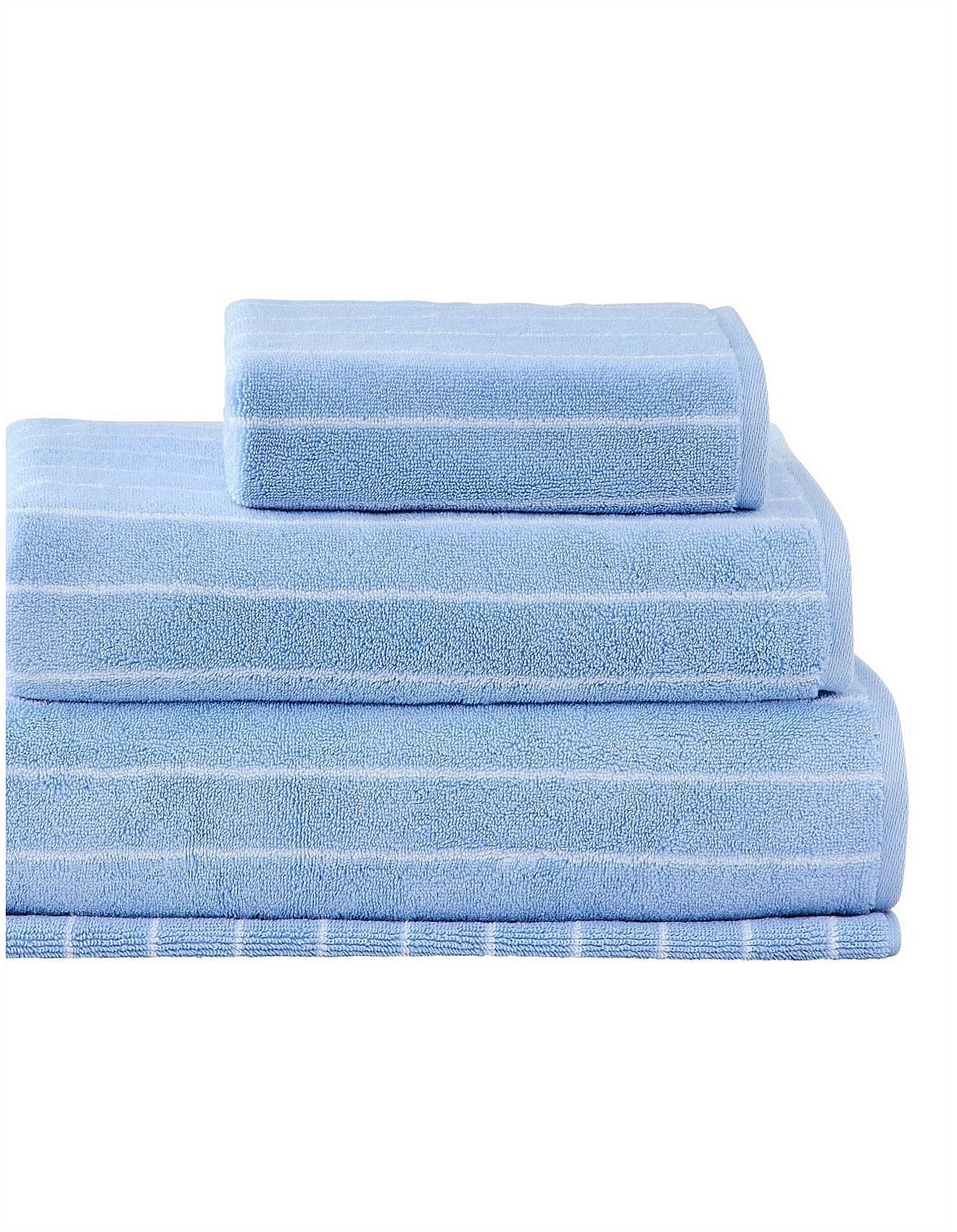 Sheridan Aven Stripe Bath Mat In Skylight | David Jones