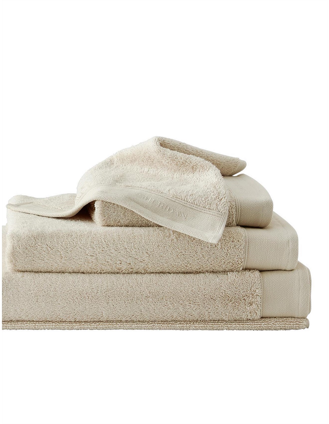 Sheridan Eris Soft Luxury Face Washer In Limestone | David Jones