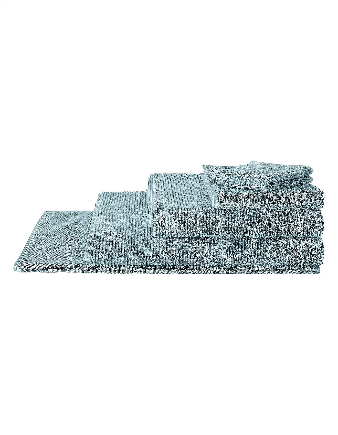 Sheridan Living Textures Bath Towel In Misty Teal | David Jones