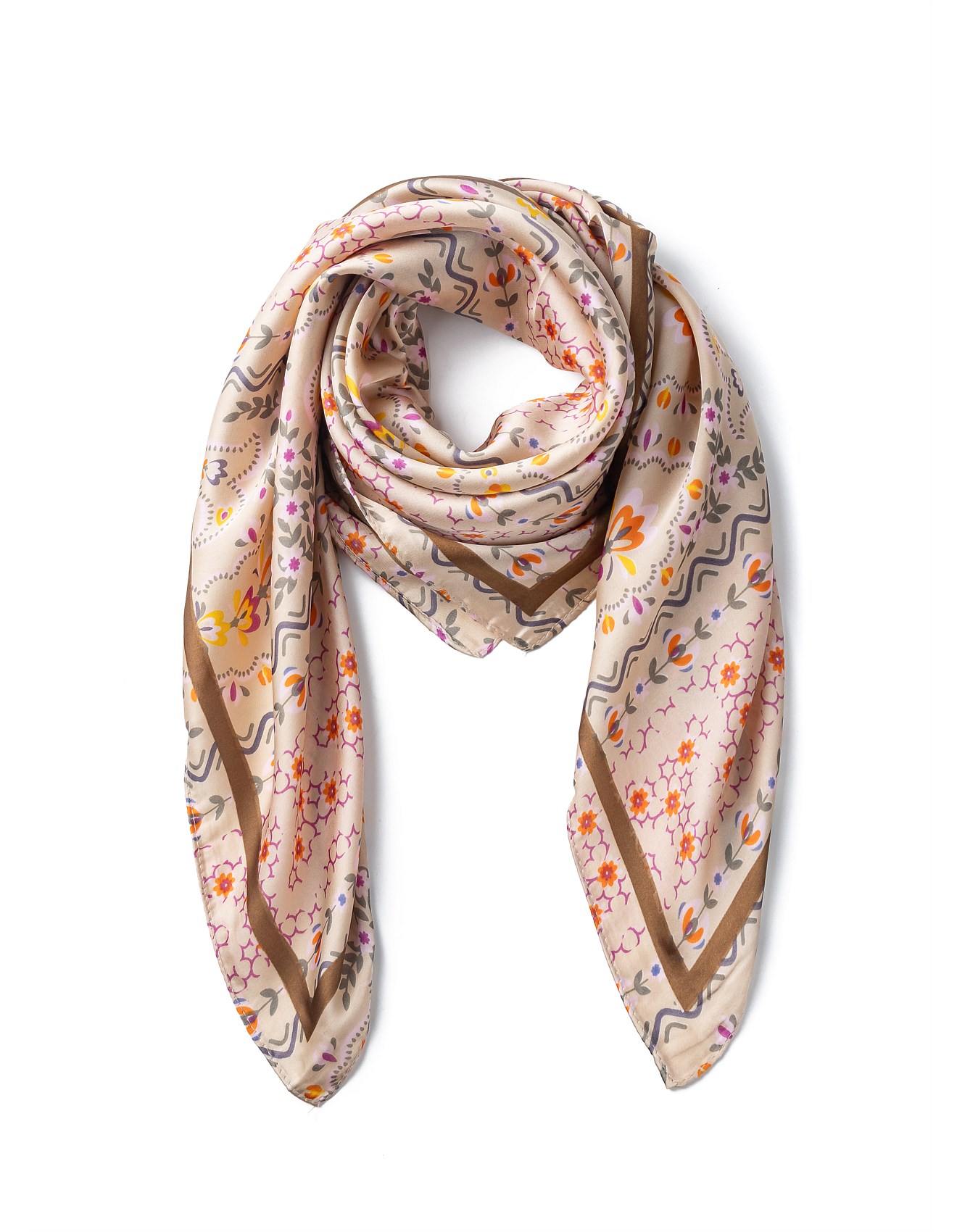 Gregory Ladner Paisley Print Kerchief | David Jones