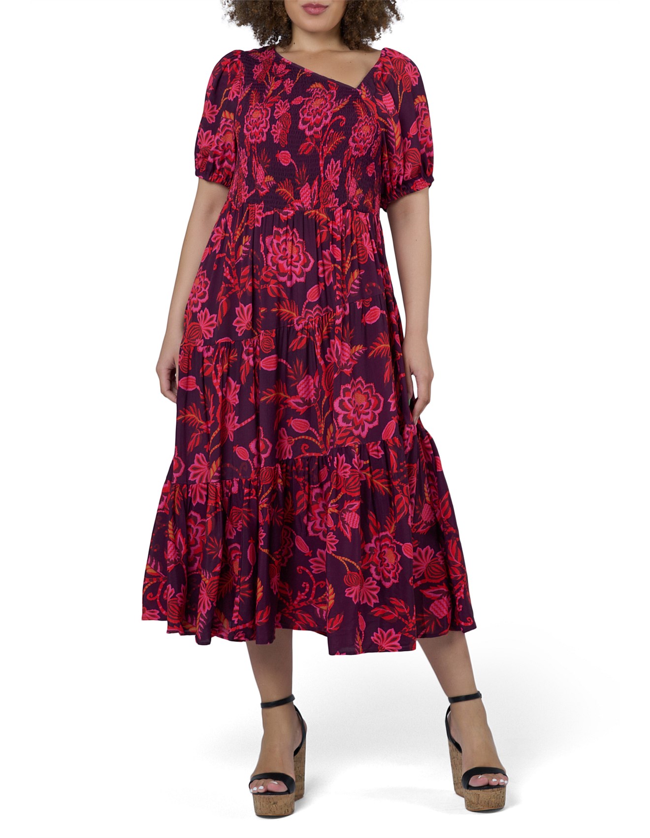 Curve Project Something 4 Olivia-arabella Midi Dress | David Jones