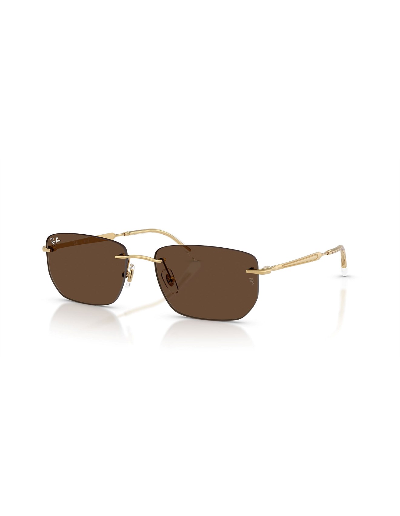 Ray-ban Irregular Arista Dark Brown Sunglasses | David Jones