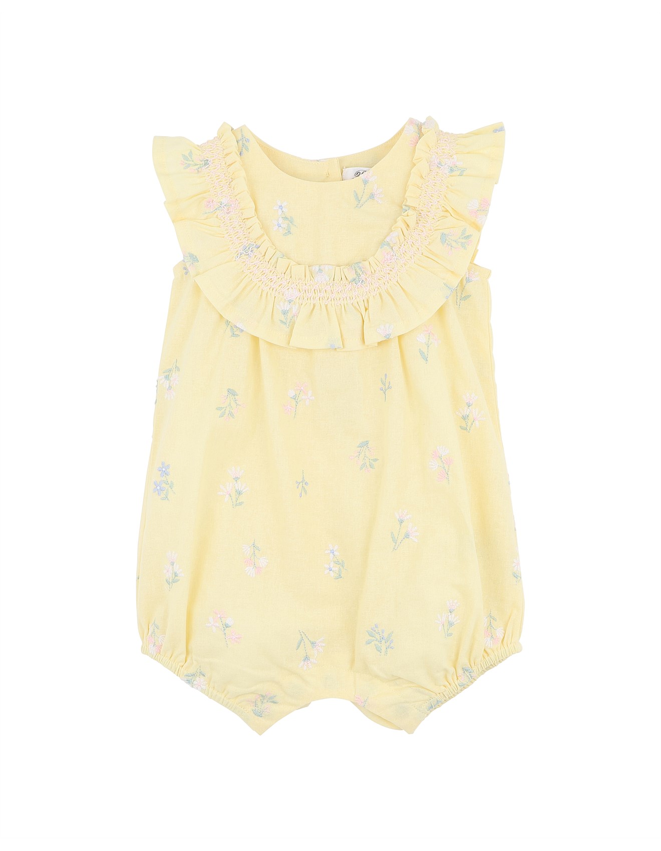 Bebe By Minihaha Bonnie Embroidered Romper | David Jones