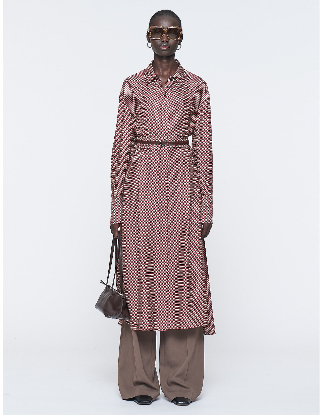 Joseph Orlan Long Sleeve Bu Shirt Dress | David Jones