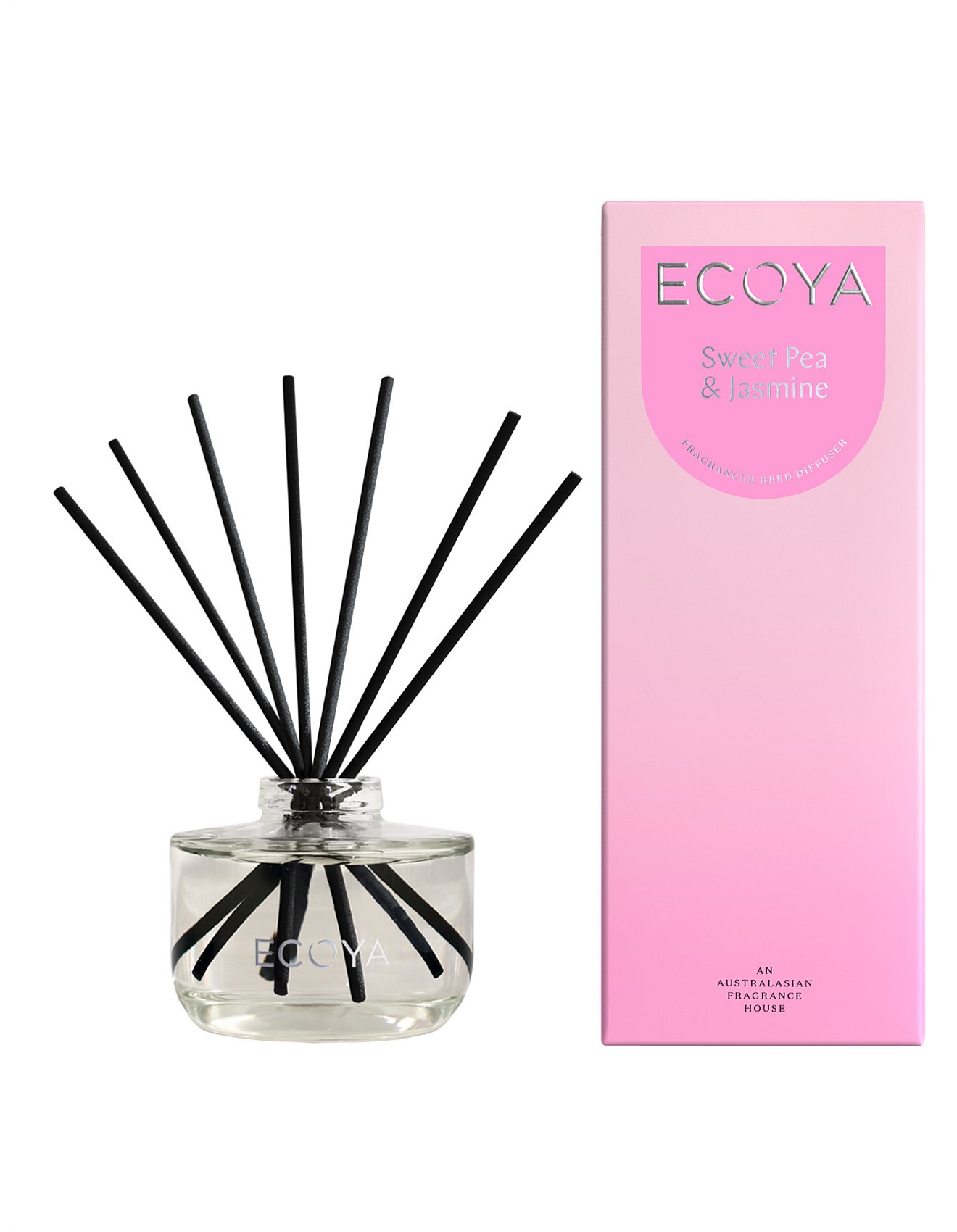 Ecoya Sweet Pea & Jasmine Reed Diffuser 200ml | David Jones