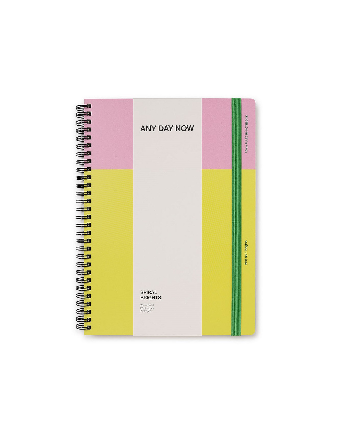 Any Day Now B5 Spiral Notebook Ruled | David Jones