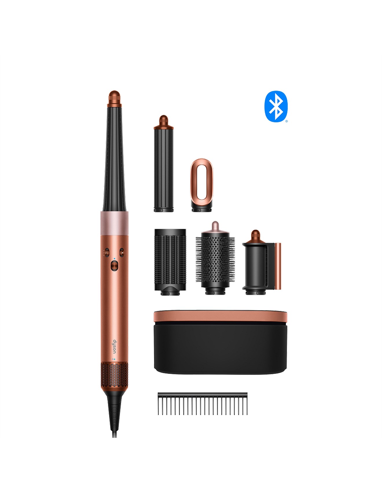 Dyson Airwrap I.d Multi Styler & Dryer Amber Silk & Pink Champagne ...