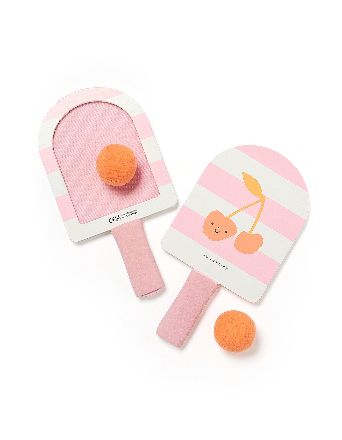 Seed Heritage Cherry Velcro Beach Bats | David Jones