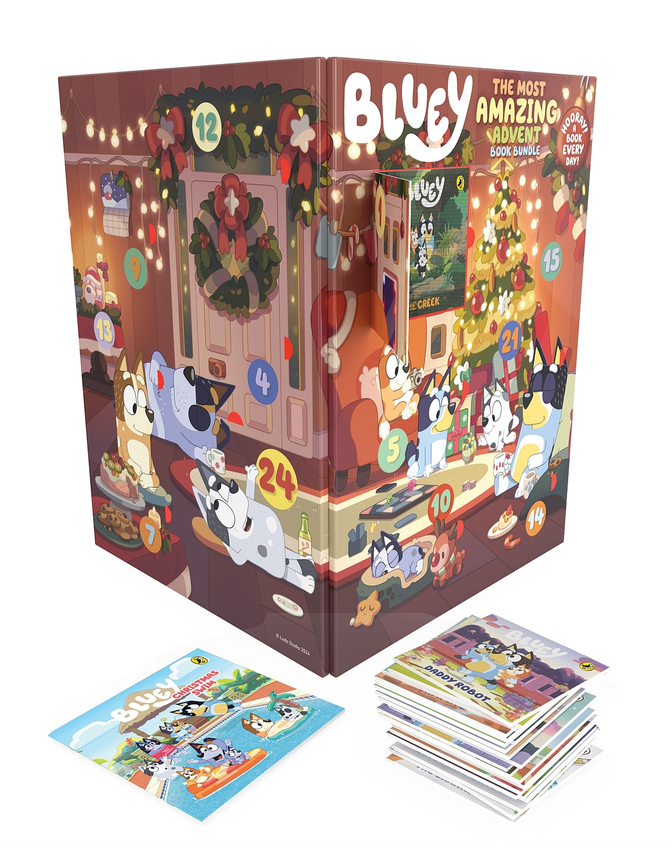 Random House Bluey: the Most Amazing Advent Calendar Book Collection ...