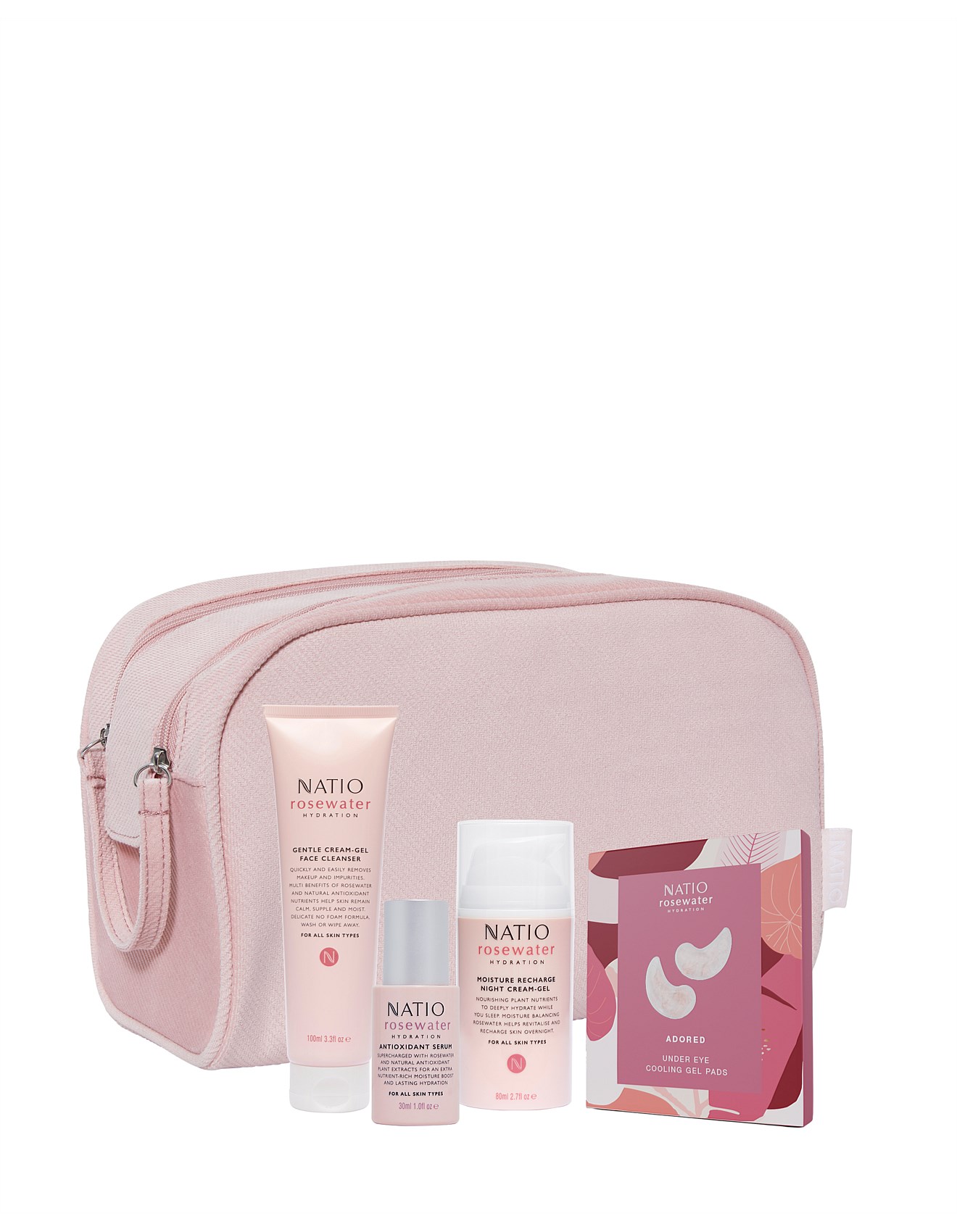 Natio Adored Rosewater Hydration Gift Set | David Jones