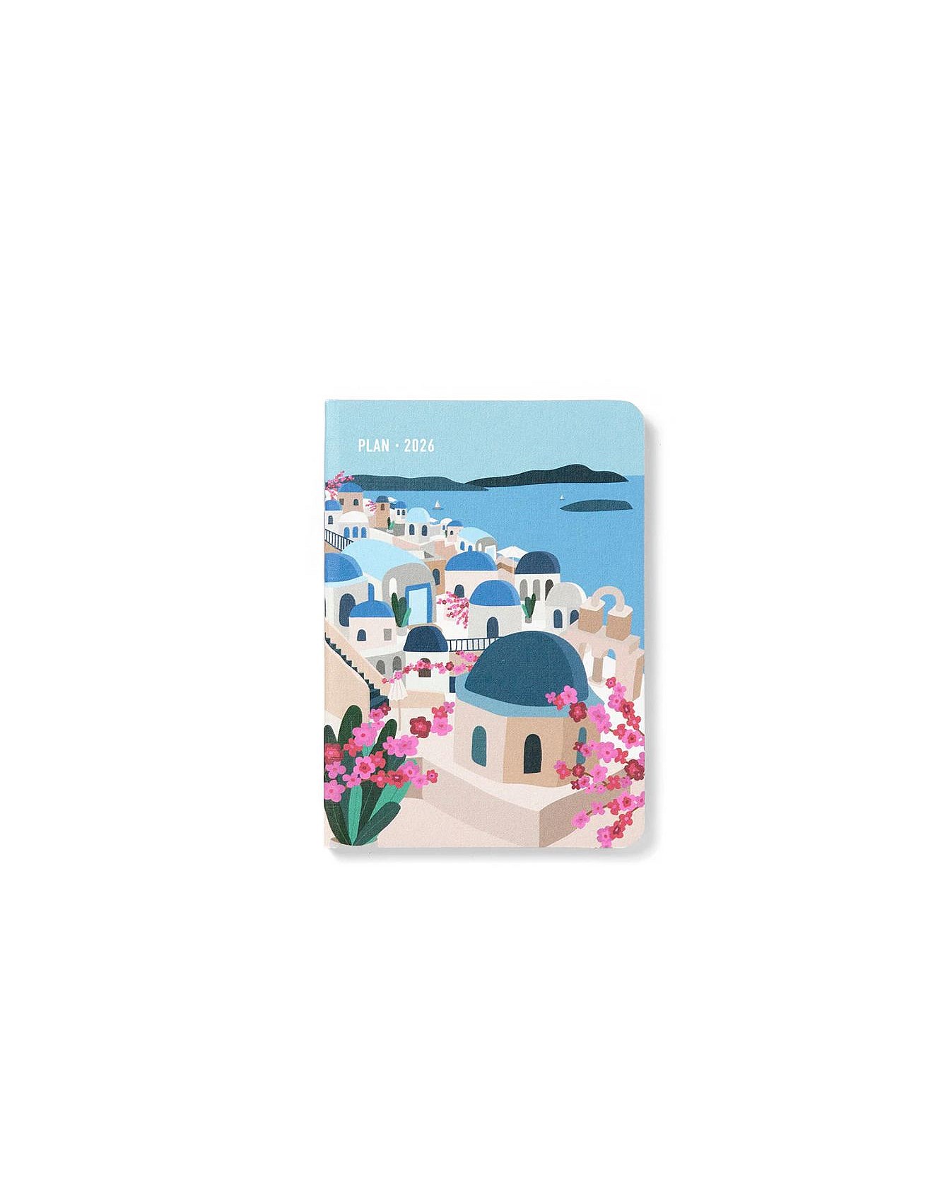 Letts Of London Wanderlust A6 Week To View Multilanguage Santorini ...