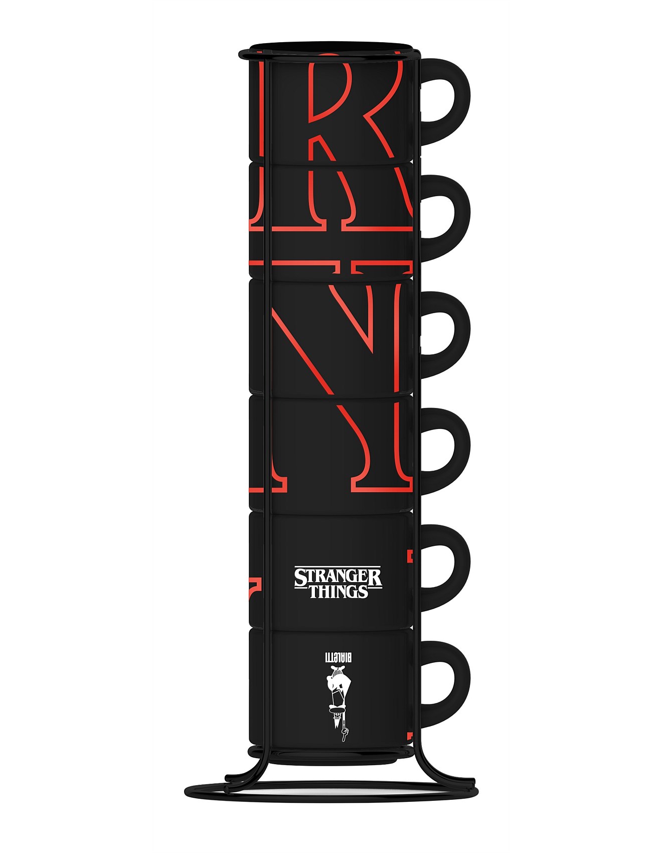 Bialetti Stranger Things Stackable Cups Set Of 6 | David Jones