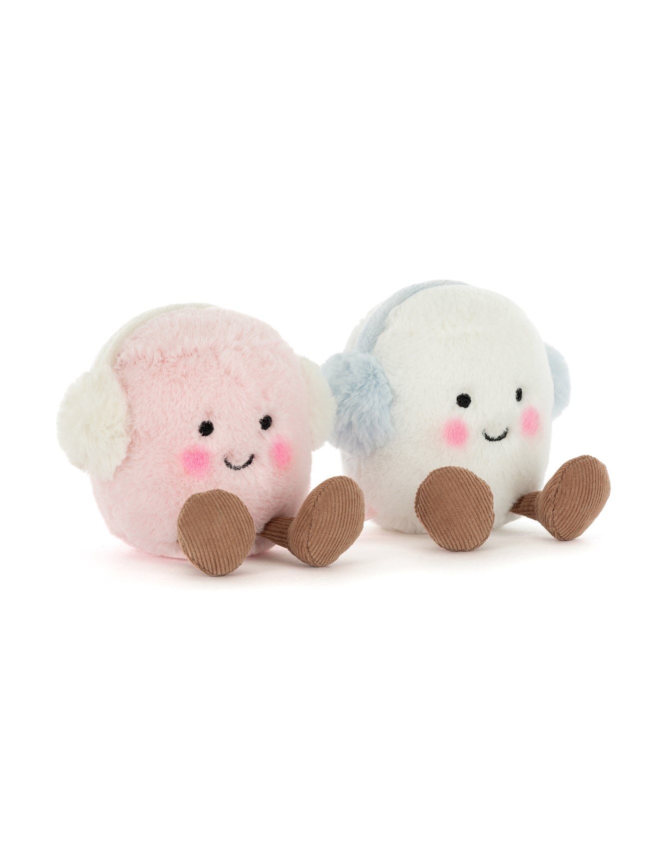 Jellycat Toastie Amuseables Pink & White Marshmallows | David Jones