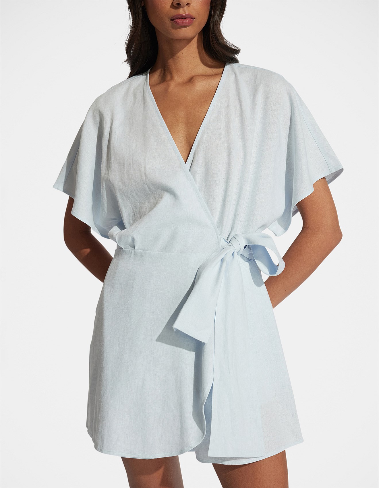 Decjuba Gracie Wrap Playsuit | David Jones