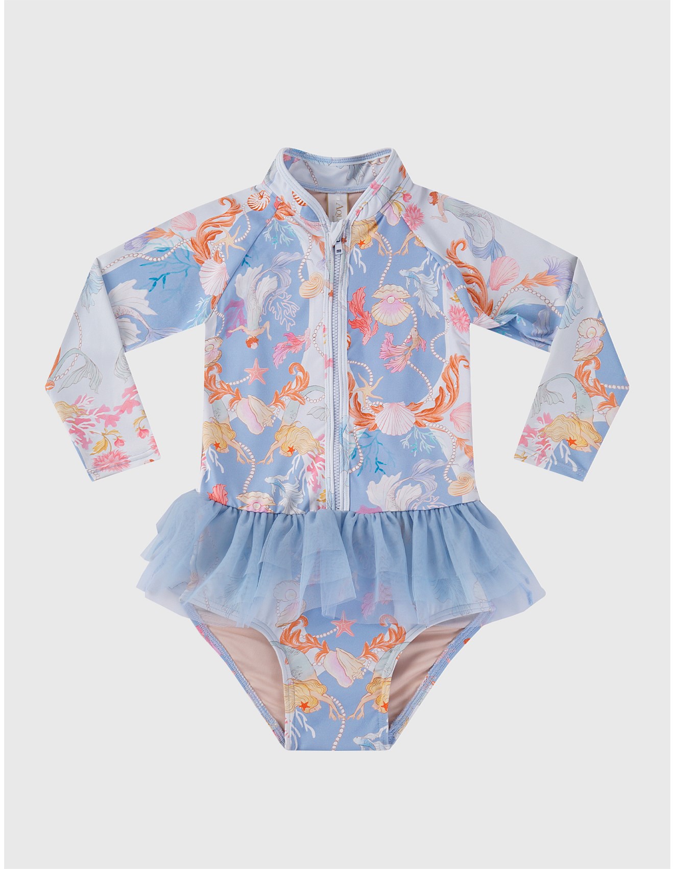 Aqua Blu Etoile Long Sleeve One Piece | David Jones