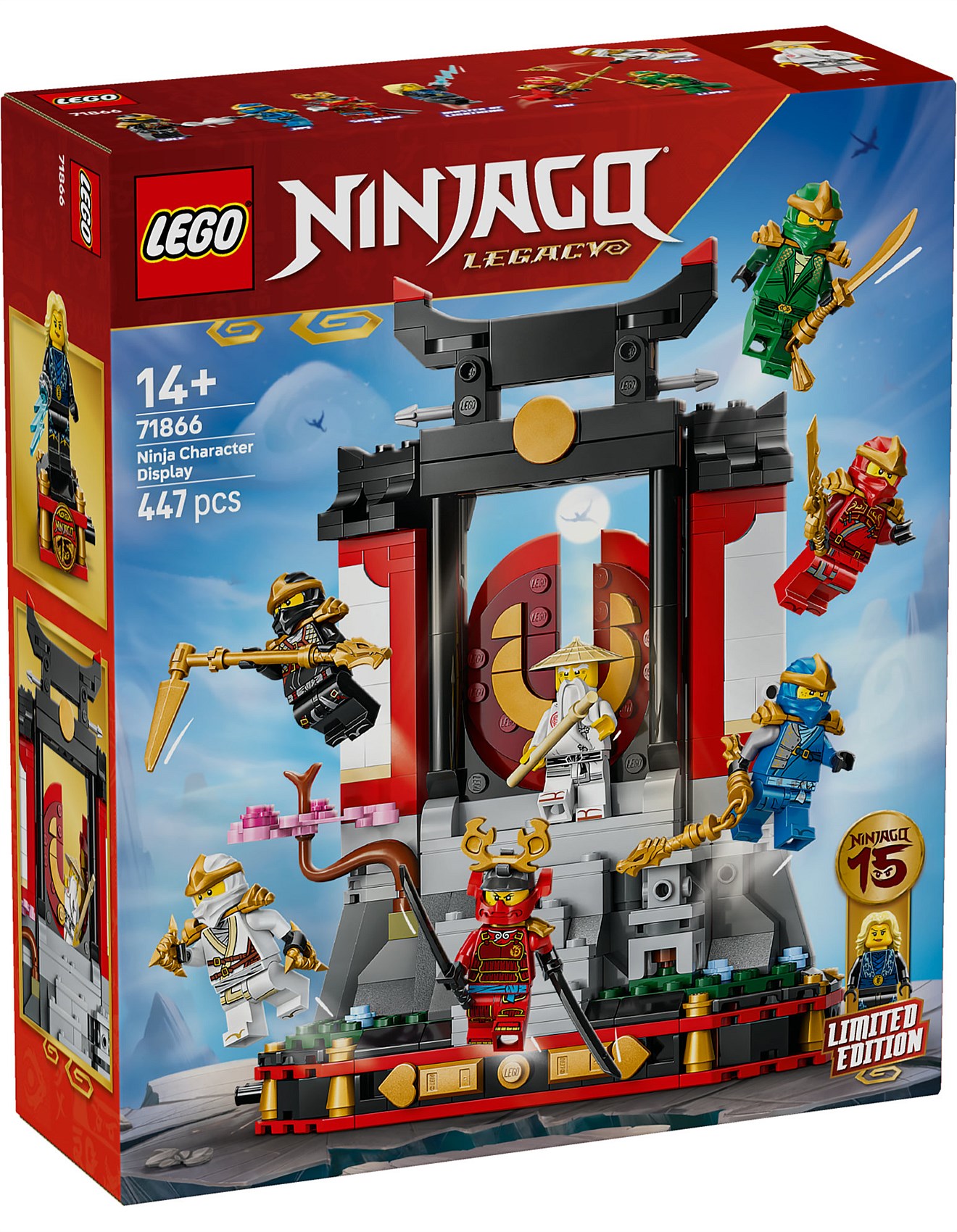 Lego Lego Ninjago Ninja Character Display 15th Anniversary 71866 ...