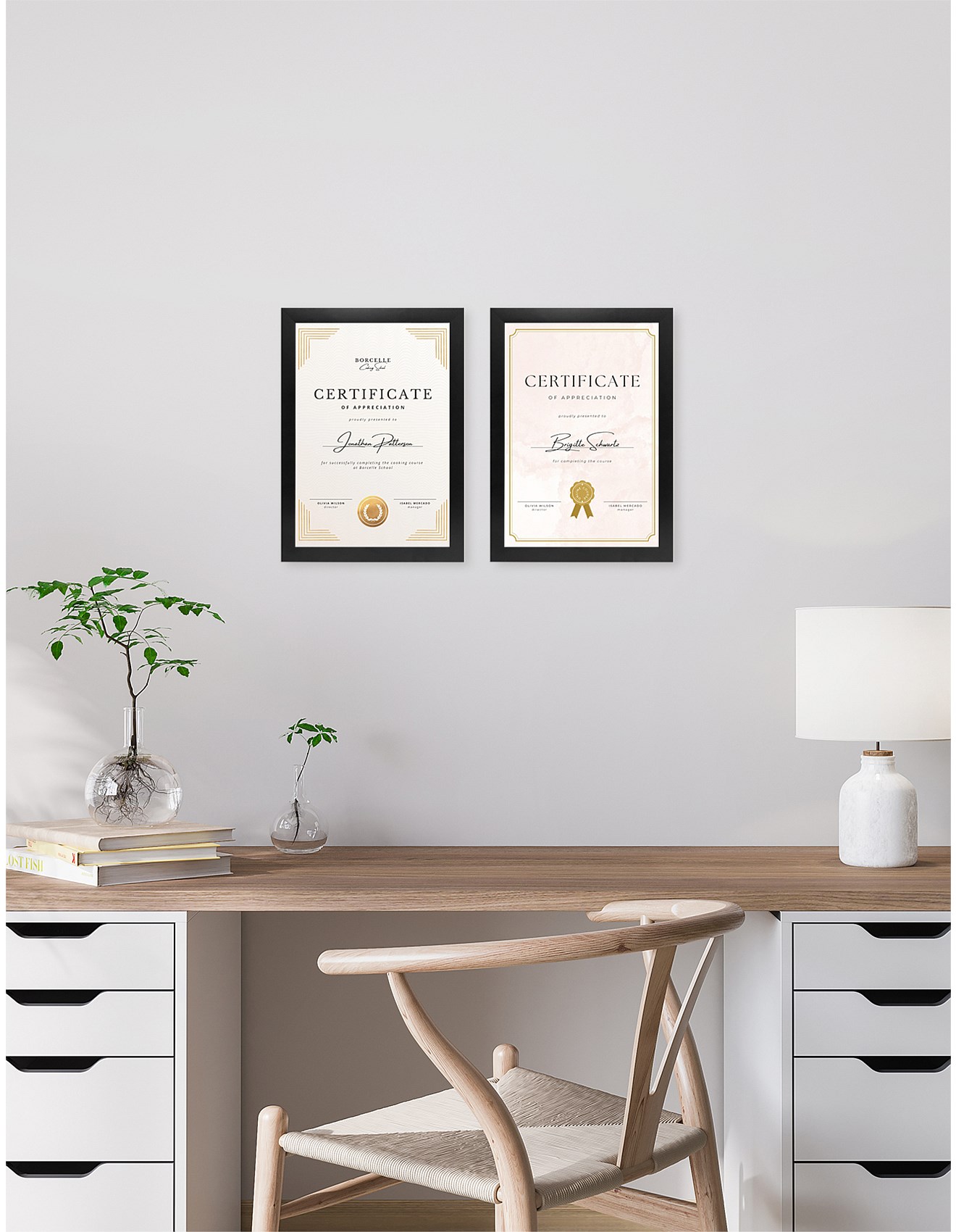 Profile Print and Certificate Timber Photo Frame A4 | David Jones