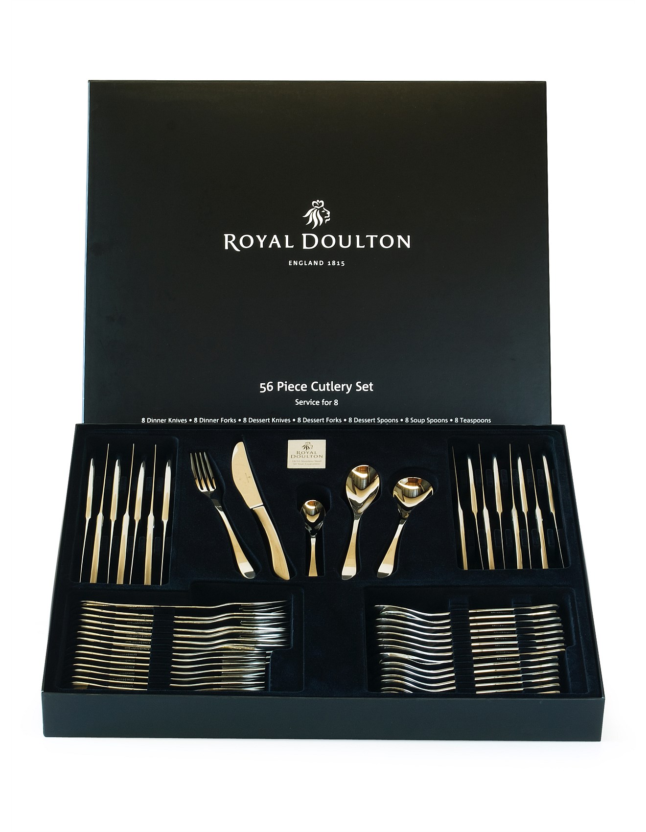 Royal Doulton Lucido 56 Piece Cutlery Set | David Jones