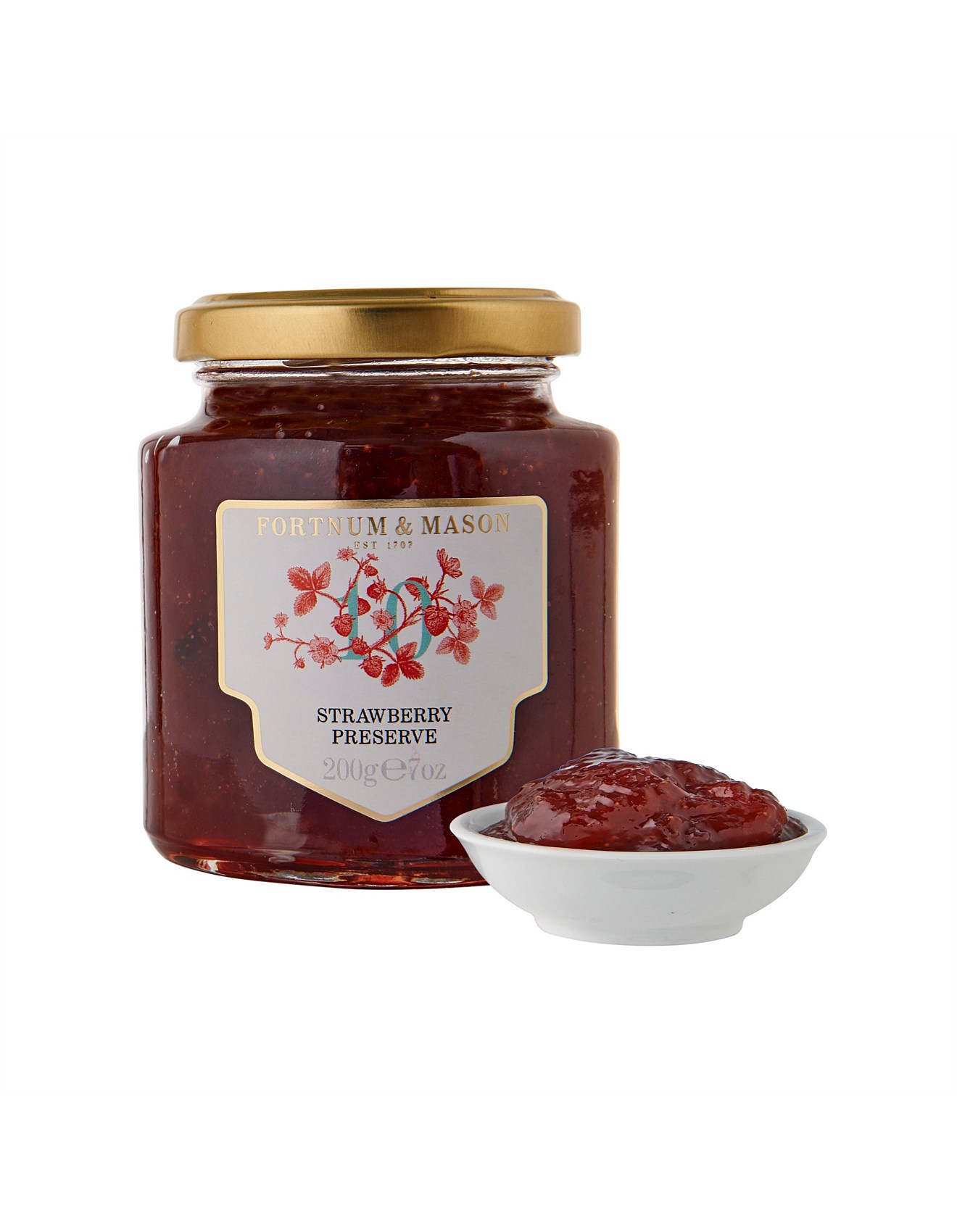 Fortnum & Mason Strawberry Preserve 200g | David Jones