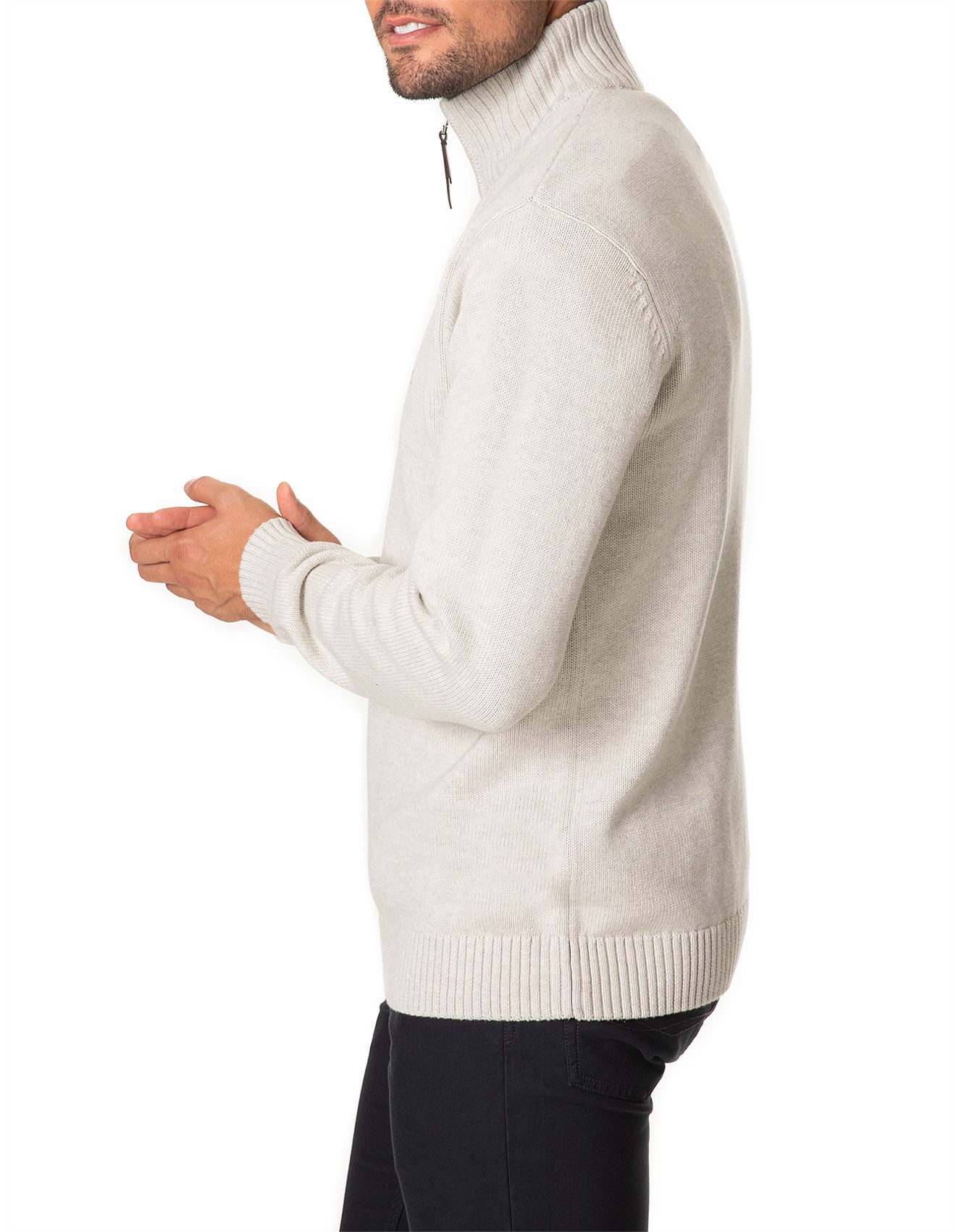 Rodd & Gunn Merrick Bay Knit -Natural | David Jones