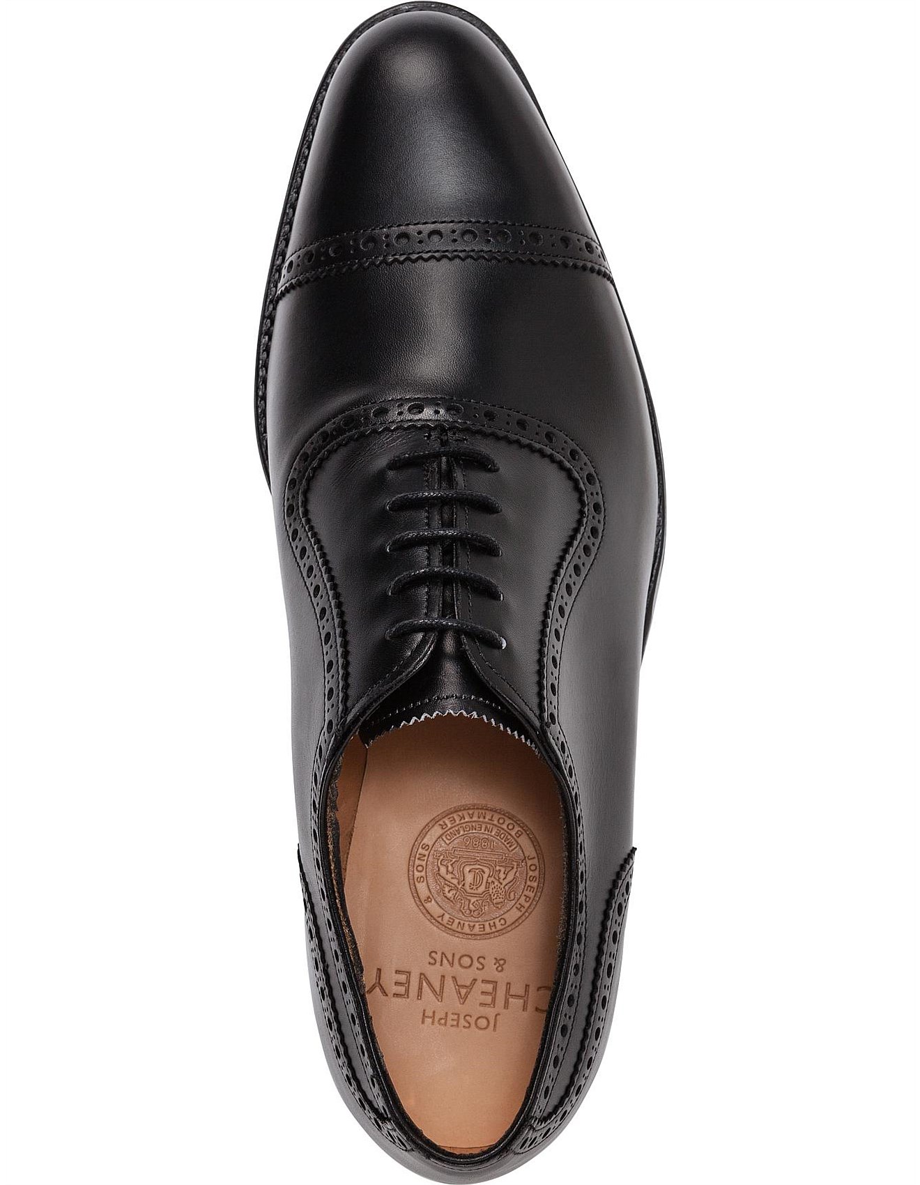 Cheaney Fenchurch Calf Semi Brogue Oxford | David Jones