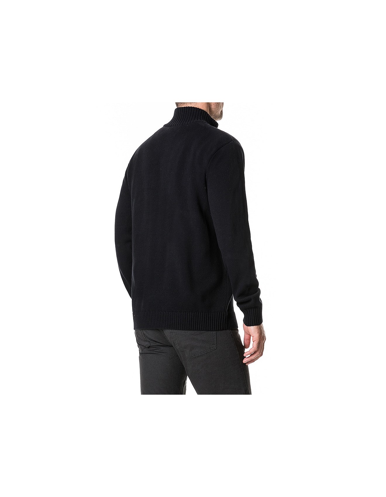 Rodd & Gunn Merrick Bay Knit -Onyx | David Jones