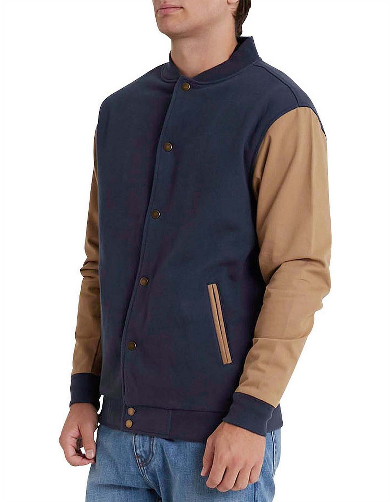 Mr Simple Varsity Jacket | David Jones