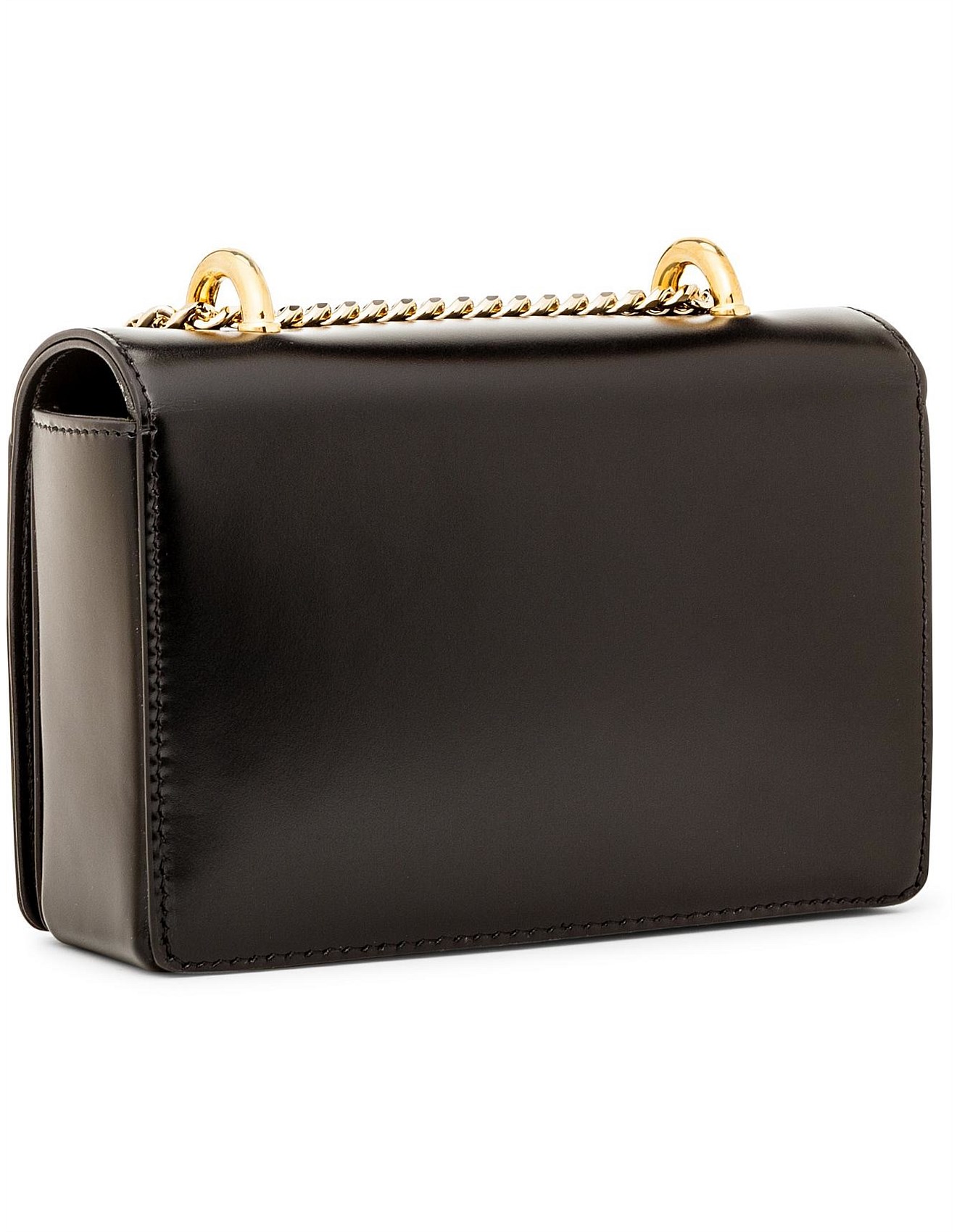 Balmain Baby Box Leather Flap Bag | David Jones