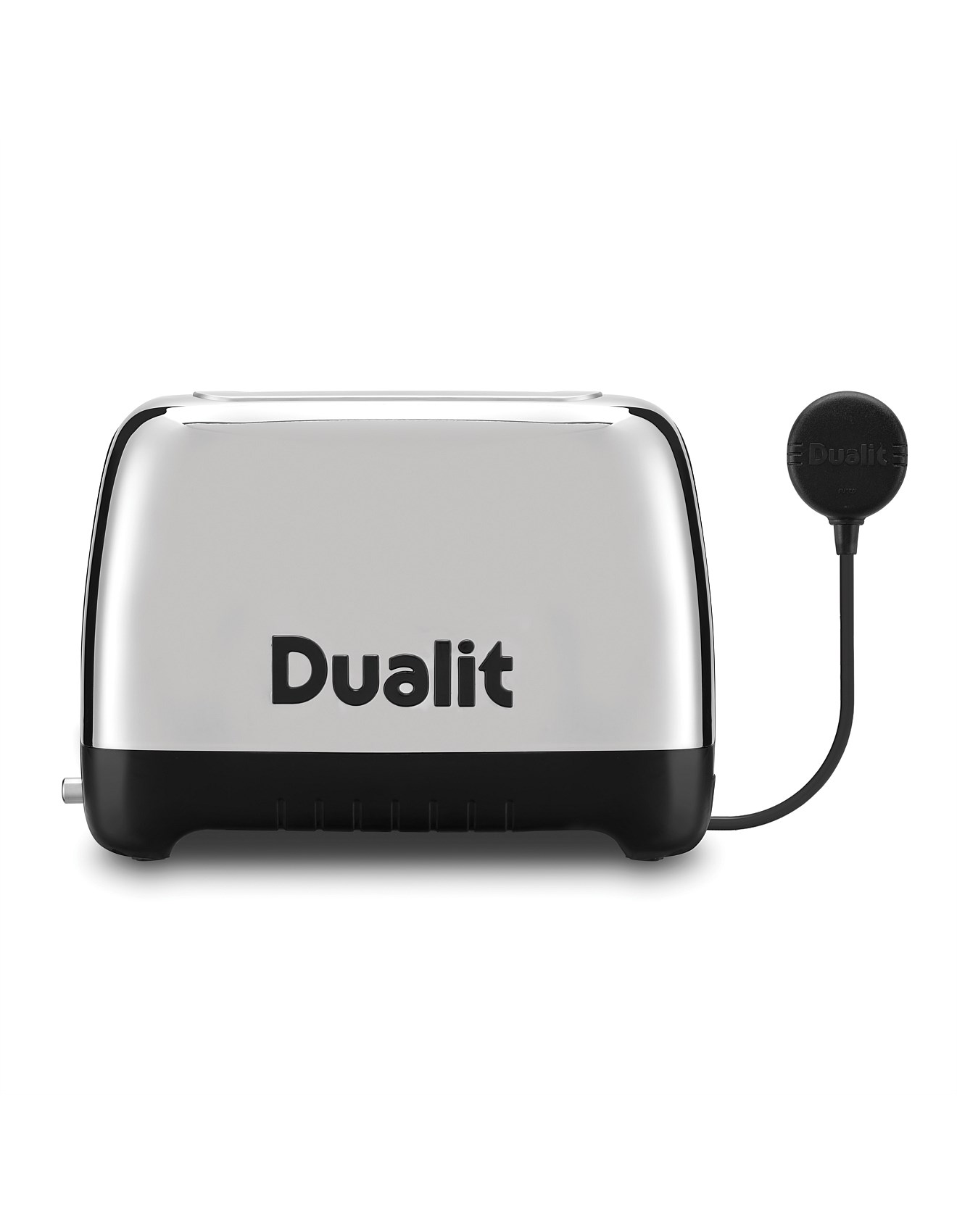 Dualit Domus 2 Slice Toaster Polished With Black Trim | David Jones