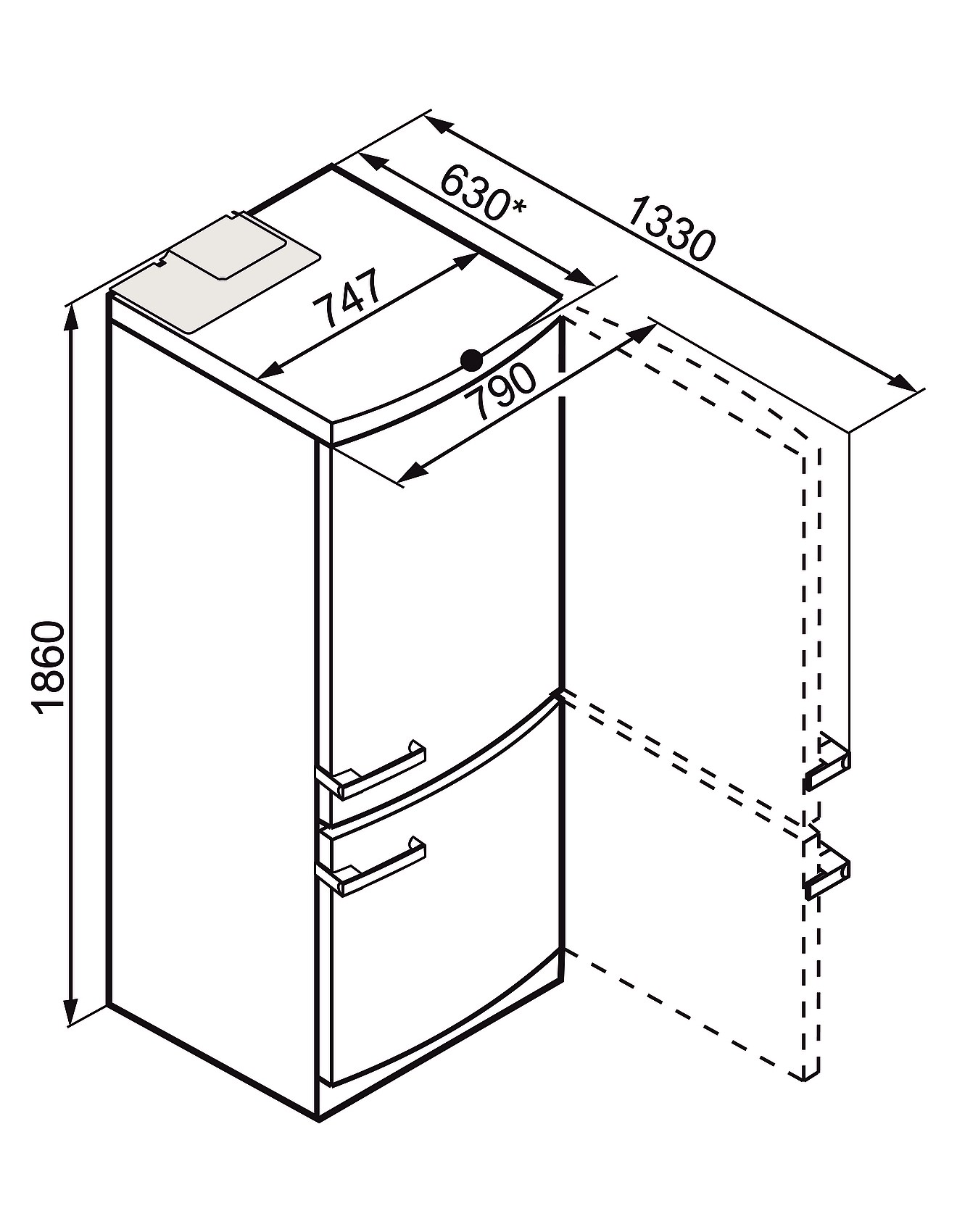 Miele Kfn 15842 D Edt/cs Freestanding Fridge/freezer | David Jones