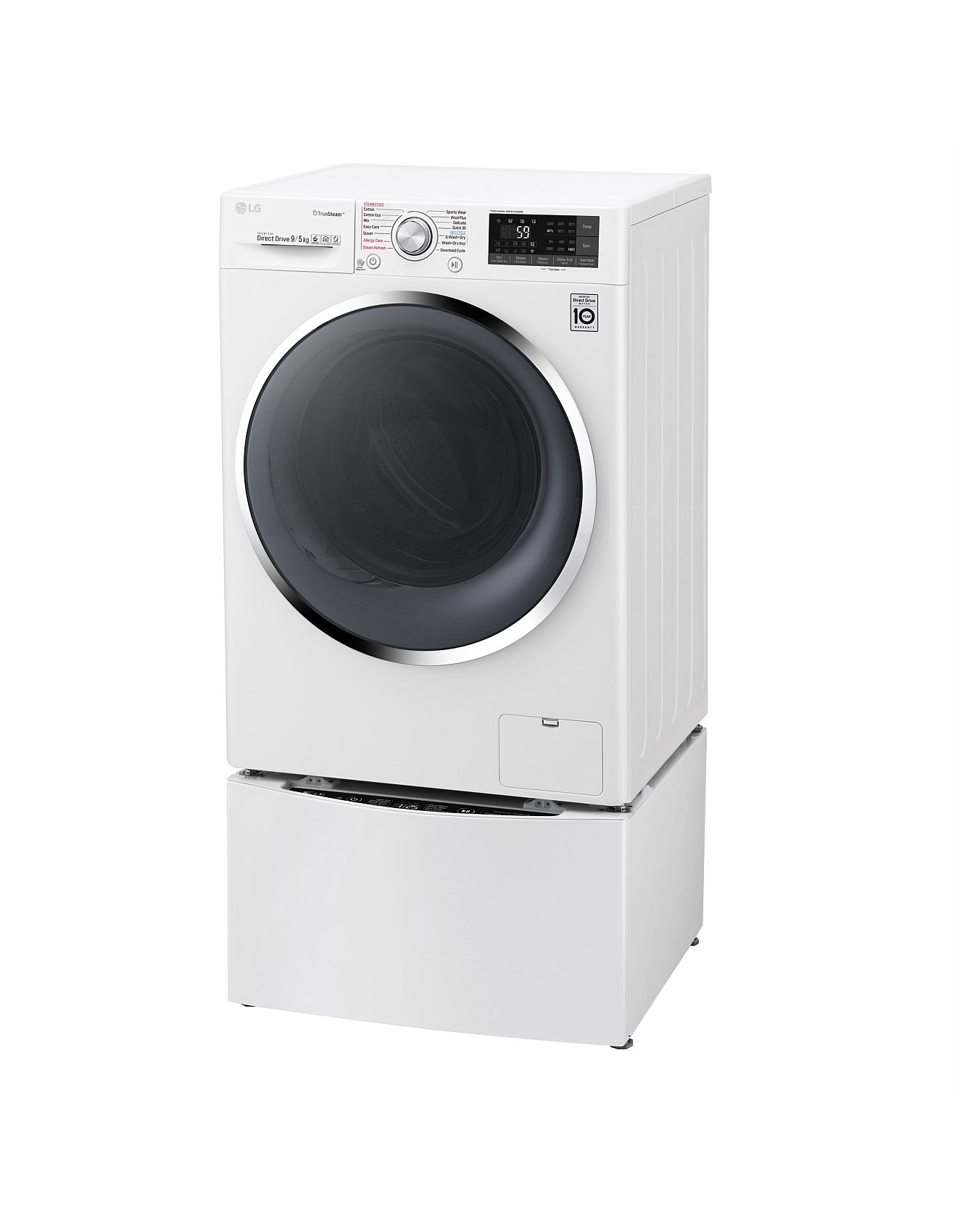 Lg Twin171409h 9kg/5kg Washer Dryer Combo + 2kg Twin Wash | David Jones