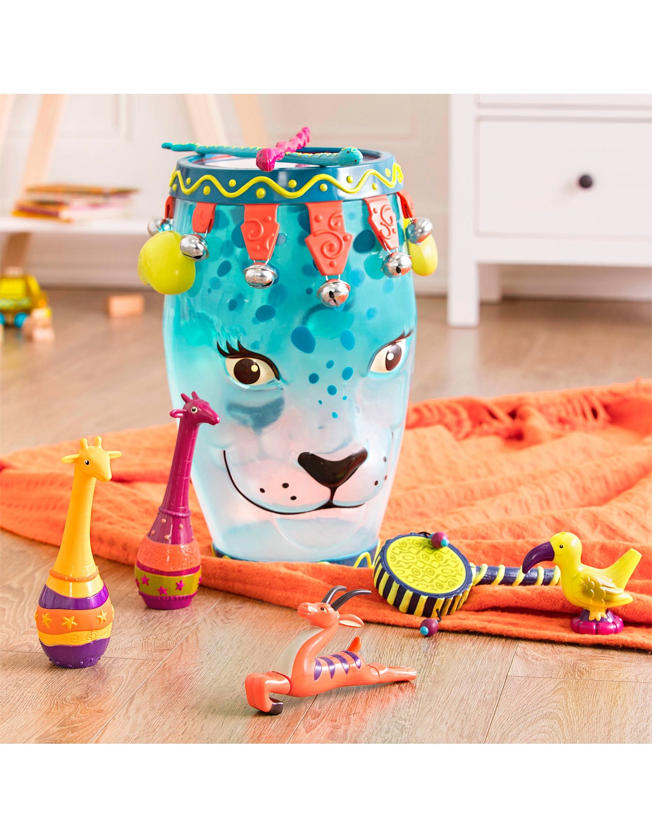 B. Toys B. Jungle Drum W/Instruments | David Jones
