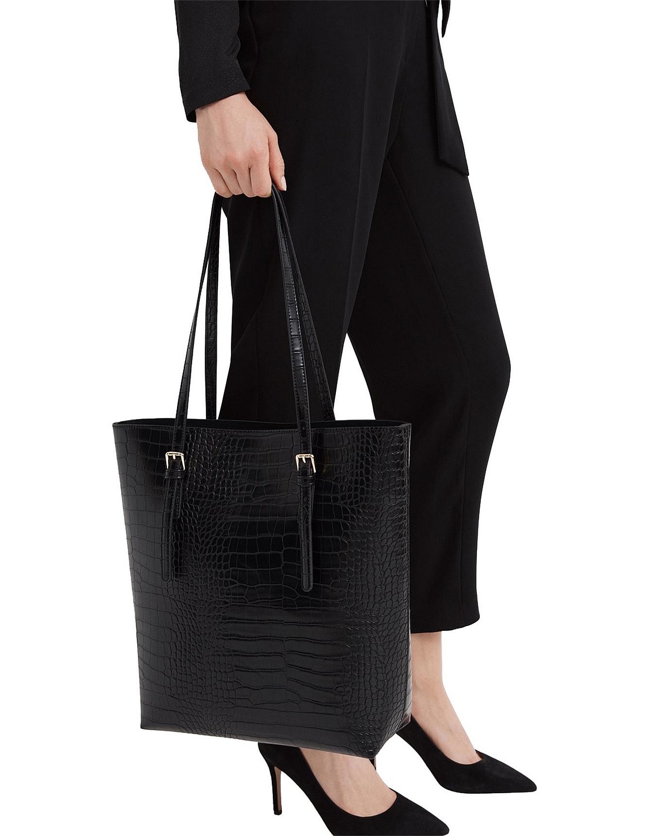 Witchery Elora Croc Tote | David Jones
