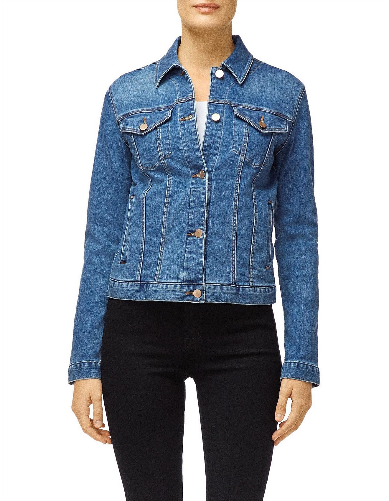 J Brand Classic Slim Denim Jacket | David Jones