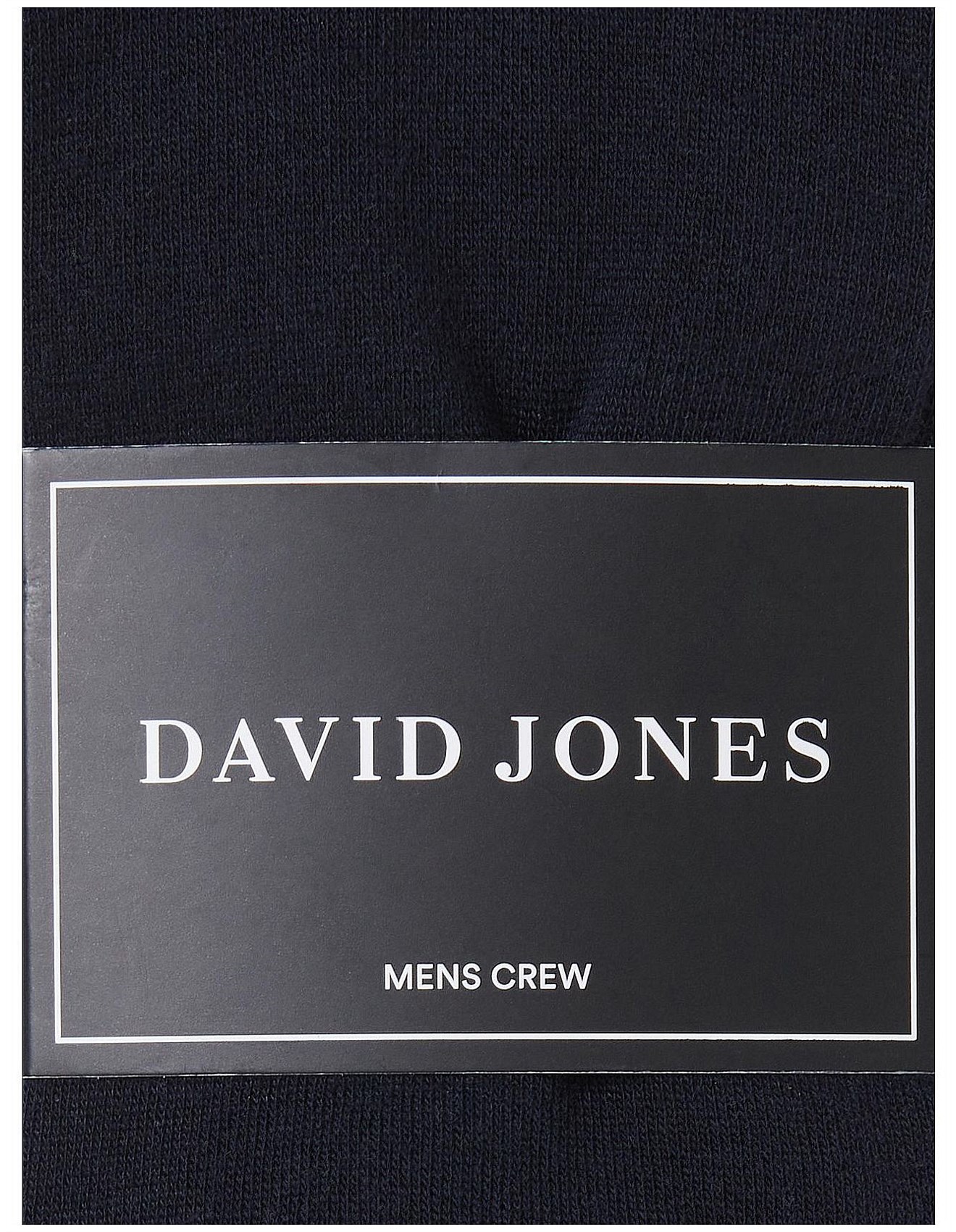 David Jones Plain Business Crew Bamboo Socks 3 Pack | David Jones