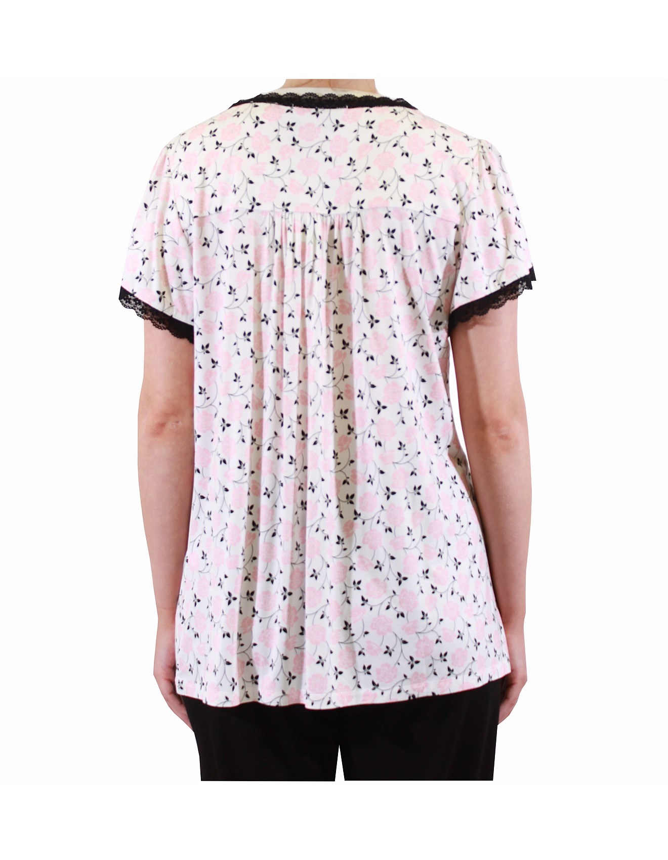 Pyjama Tops | Long Sleeved Tops & Singlets | David Jones - Tea Rose Top