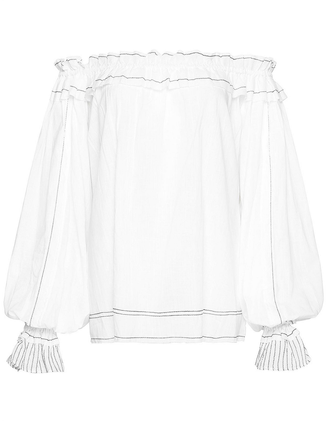 Aje Mimosa Ruffle Blouse | David Jones