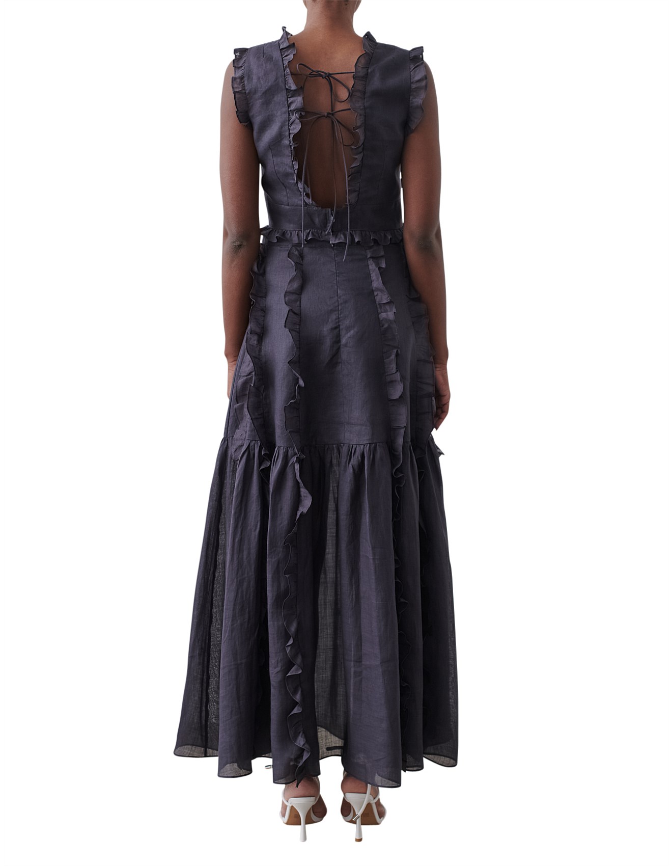 Joslin Bella Linen Ramie Maxi Skirt | David Jones