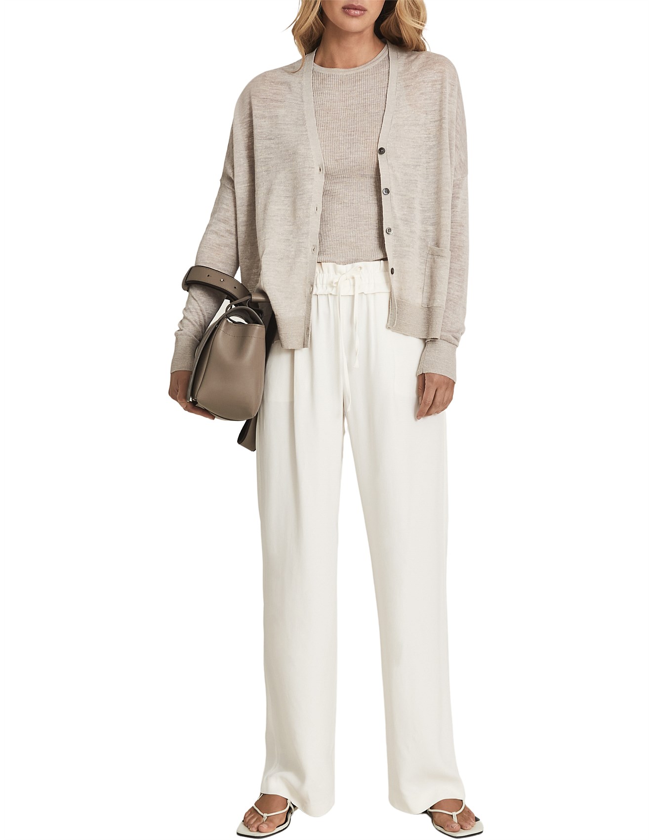 Reiss Kate-linen Cardigan | David Jones
