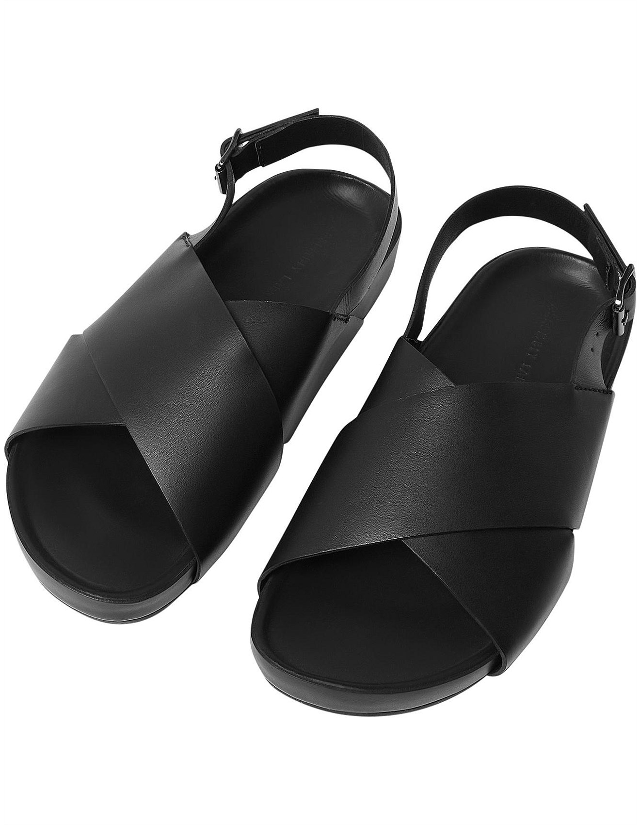 Assembly Label Crossover Sandal Black | David Jones