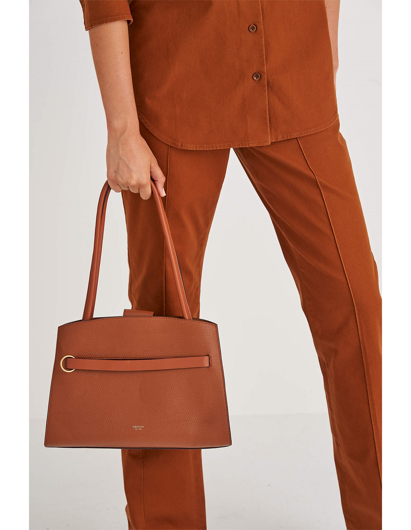 Oroton Audrey Small Three Pocket Day Bag | David Jones