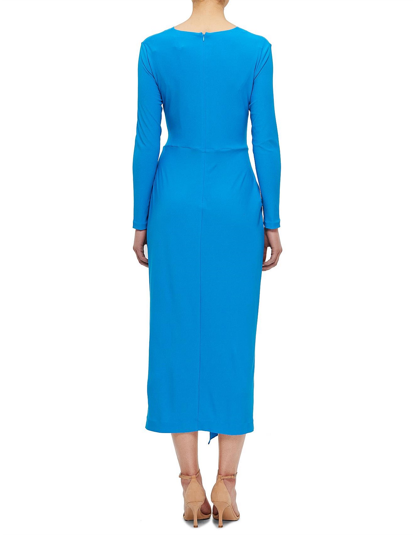 Solace London Lorena Midi Dress Azure | David Jones