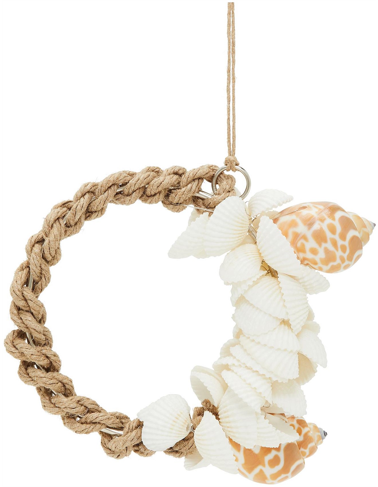 David Jones 10cm Shell Wreath Ornament | David Jones