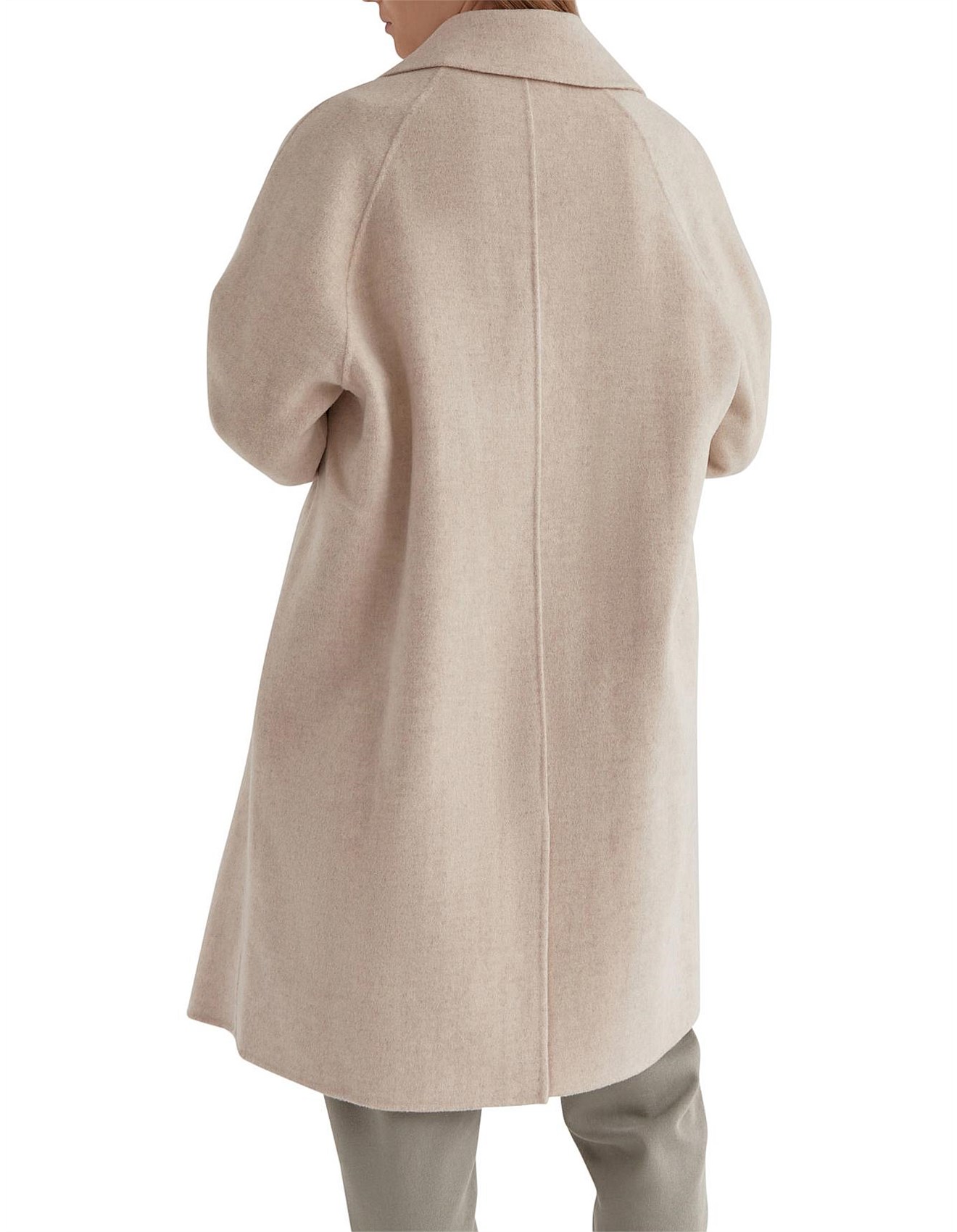 Assembly Label Double Breasted Wool Coat | David Jones