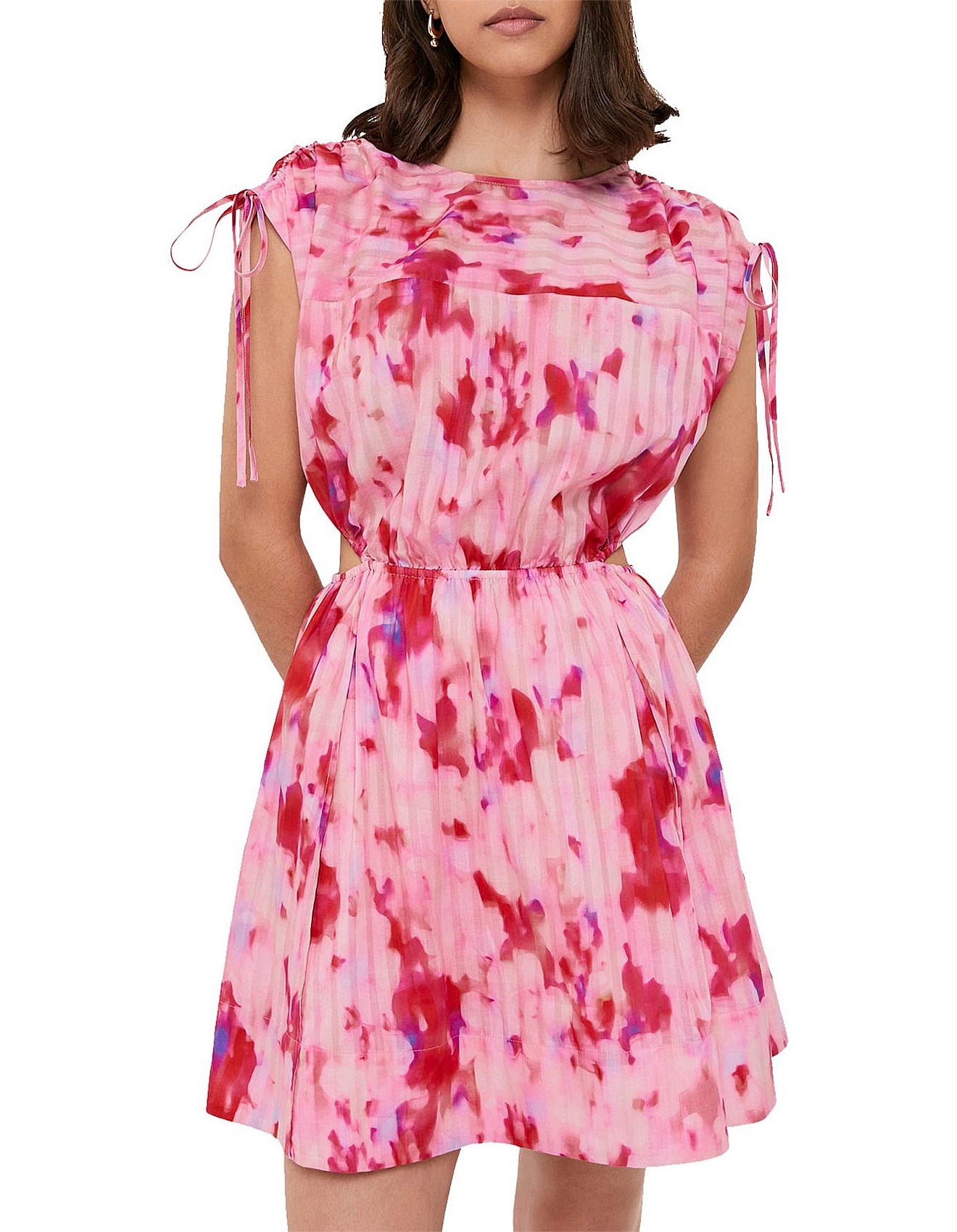 Saba Edrita Cut Out Mini Dress | David Jones