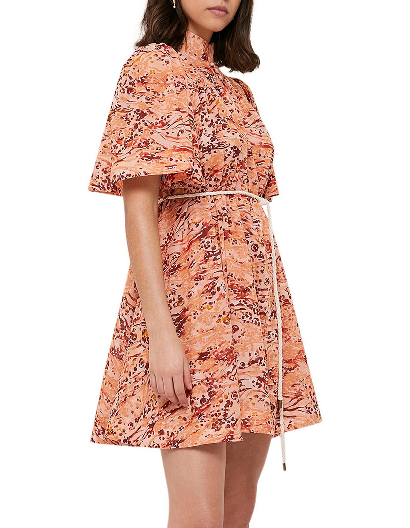 Saba Fresco Belted Mini Dress | David Jones