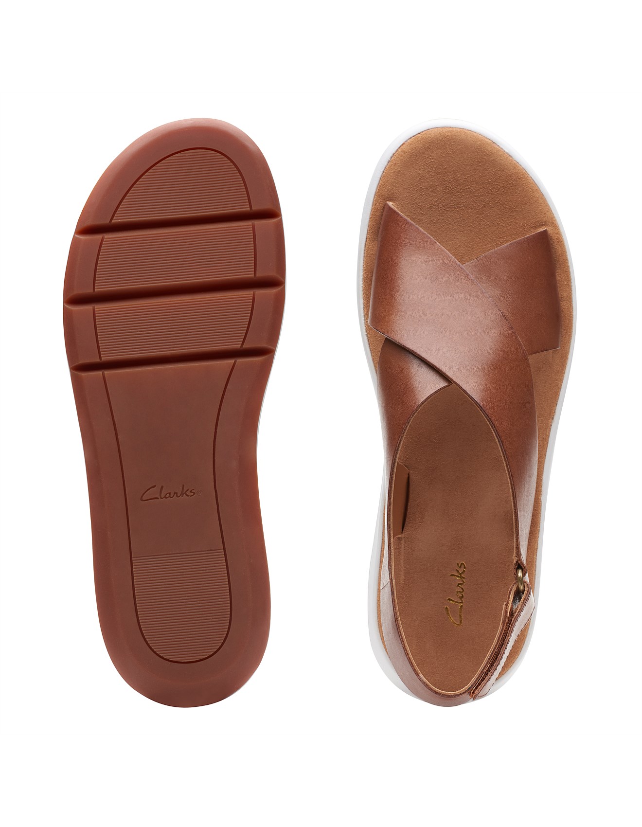 Clarks Women's Jemsa Cross Sandals | David Jones
