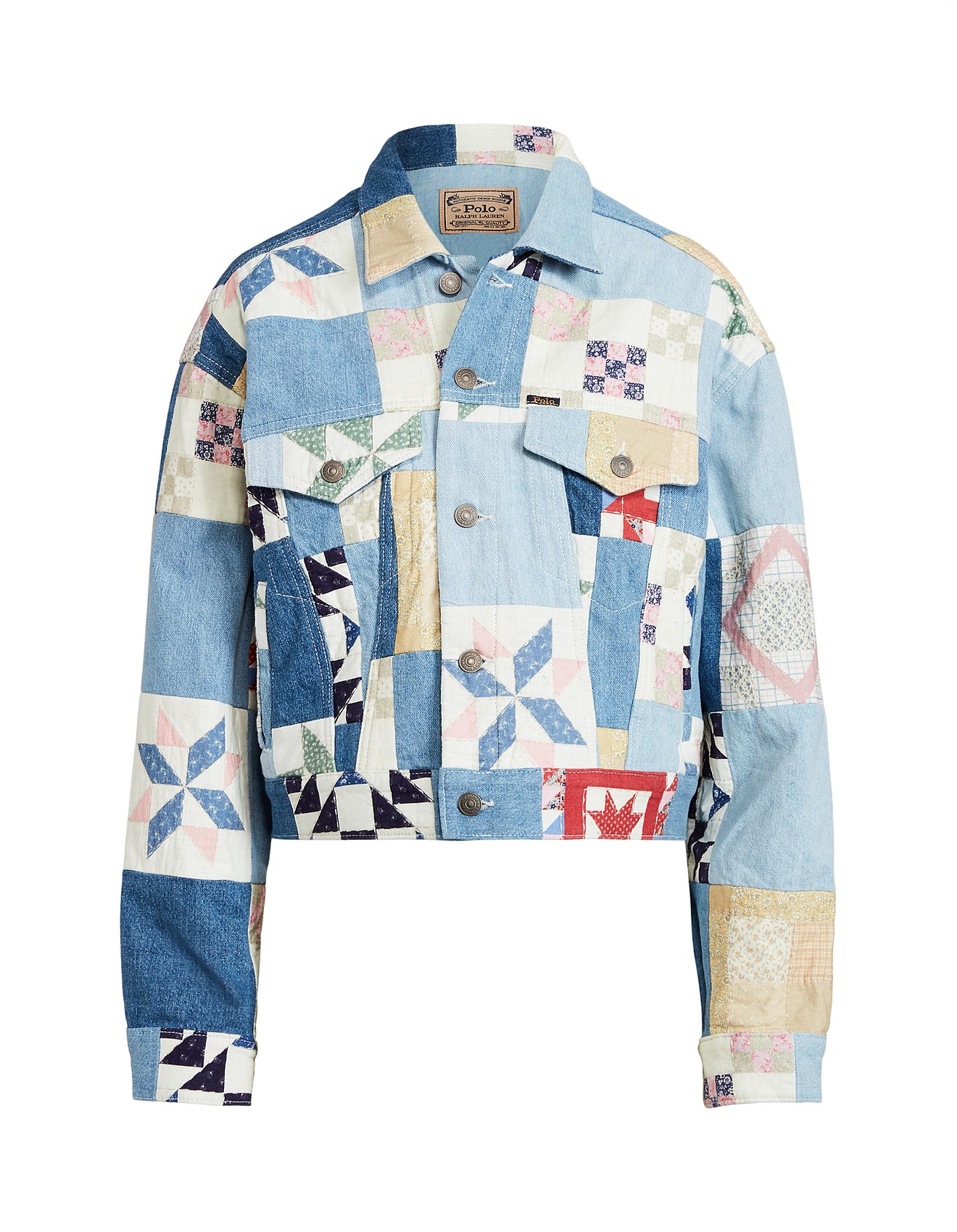 Polo Ralph Lauren Quilted Patchwork Trucker Jacket | David Jones