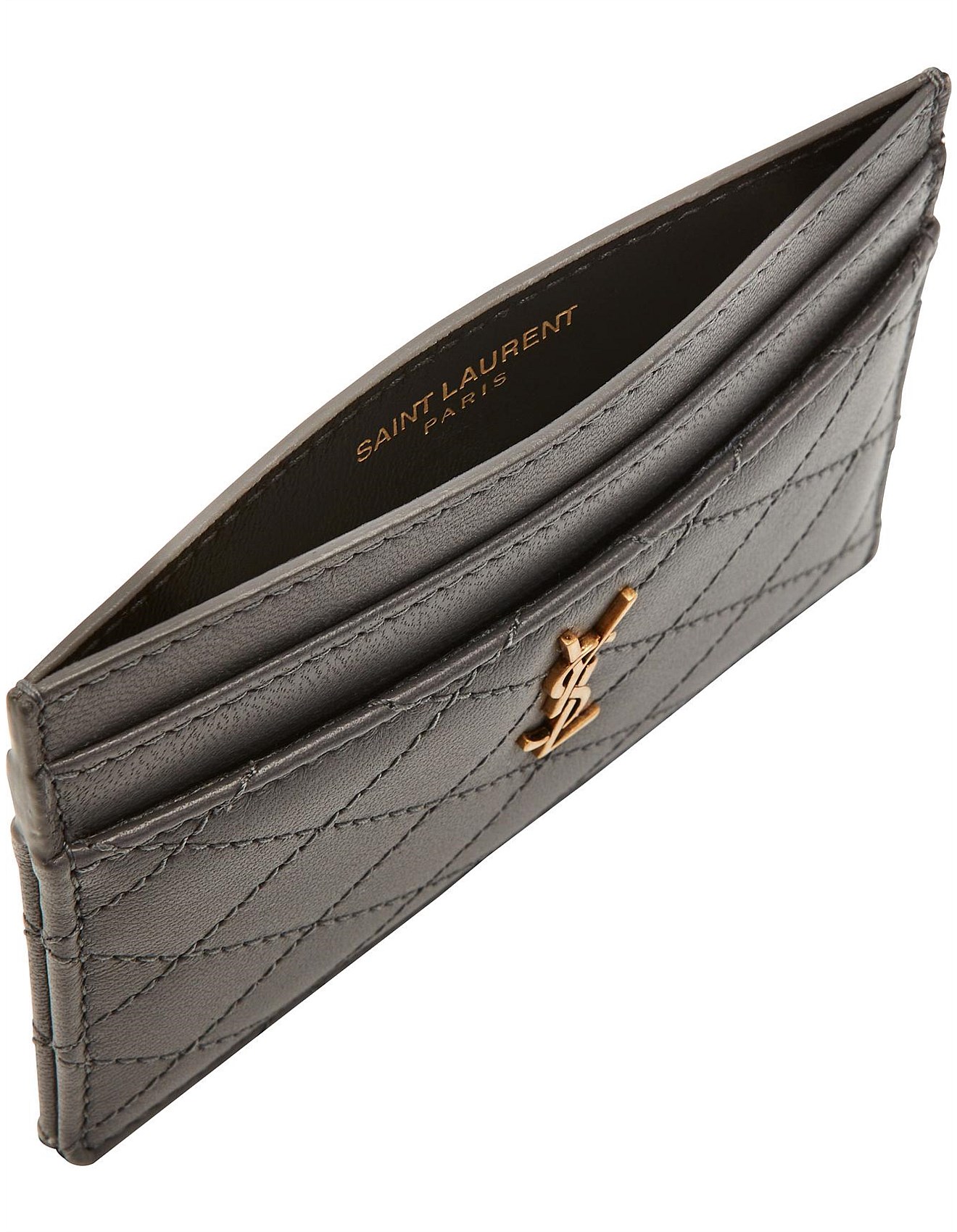 Saint Laurent Ysl Credit Card Holder | David Jones