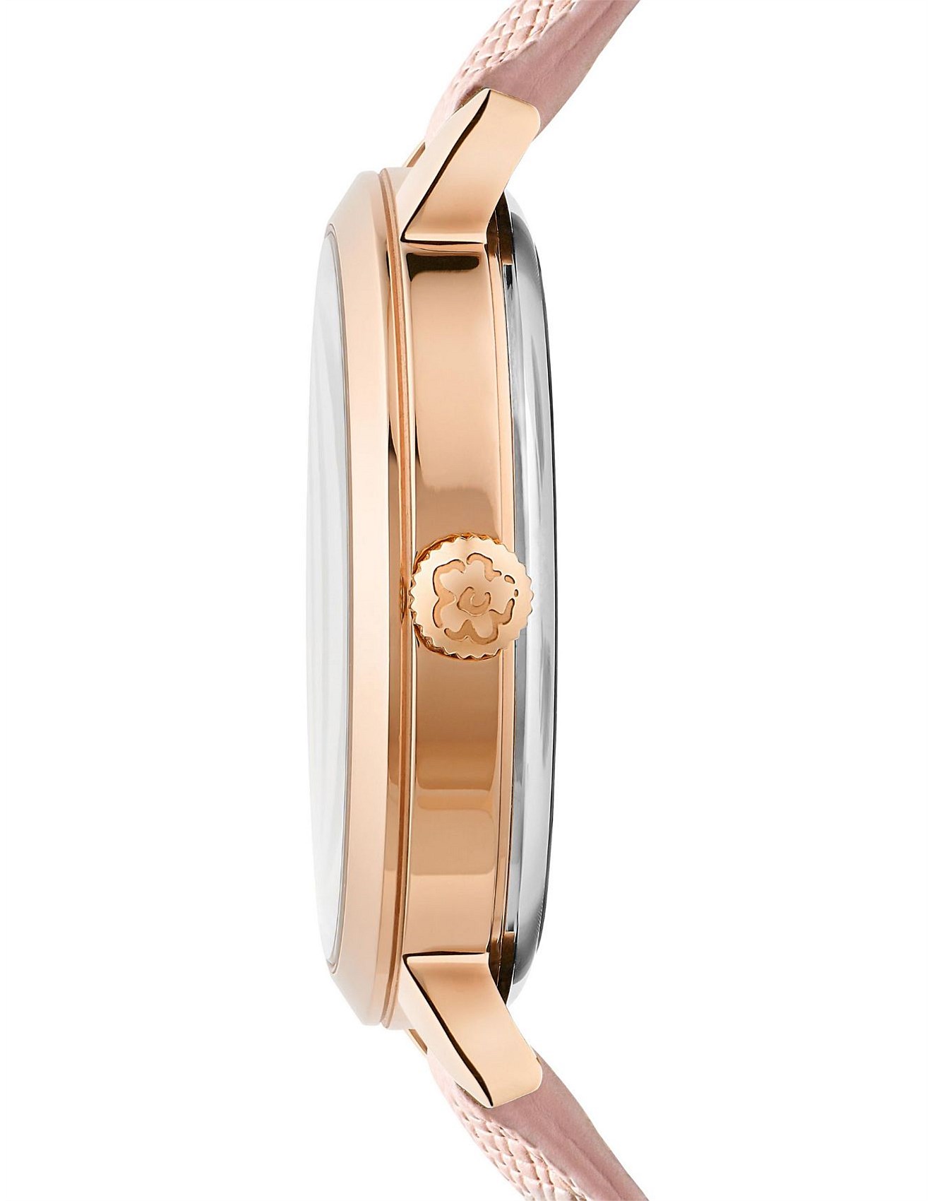 Ted Baker Lilabel Pink Leather Watch | David Jones